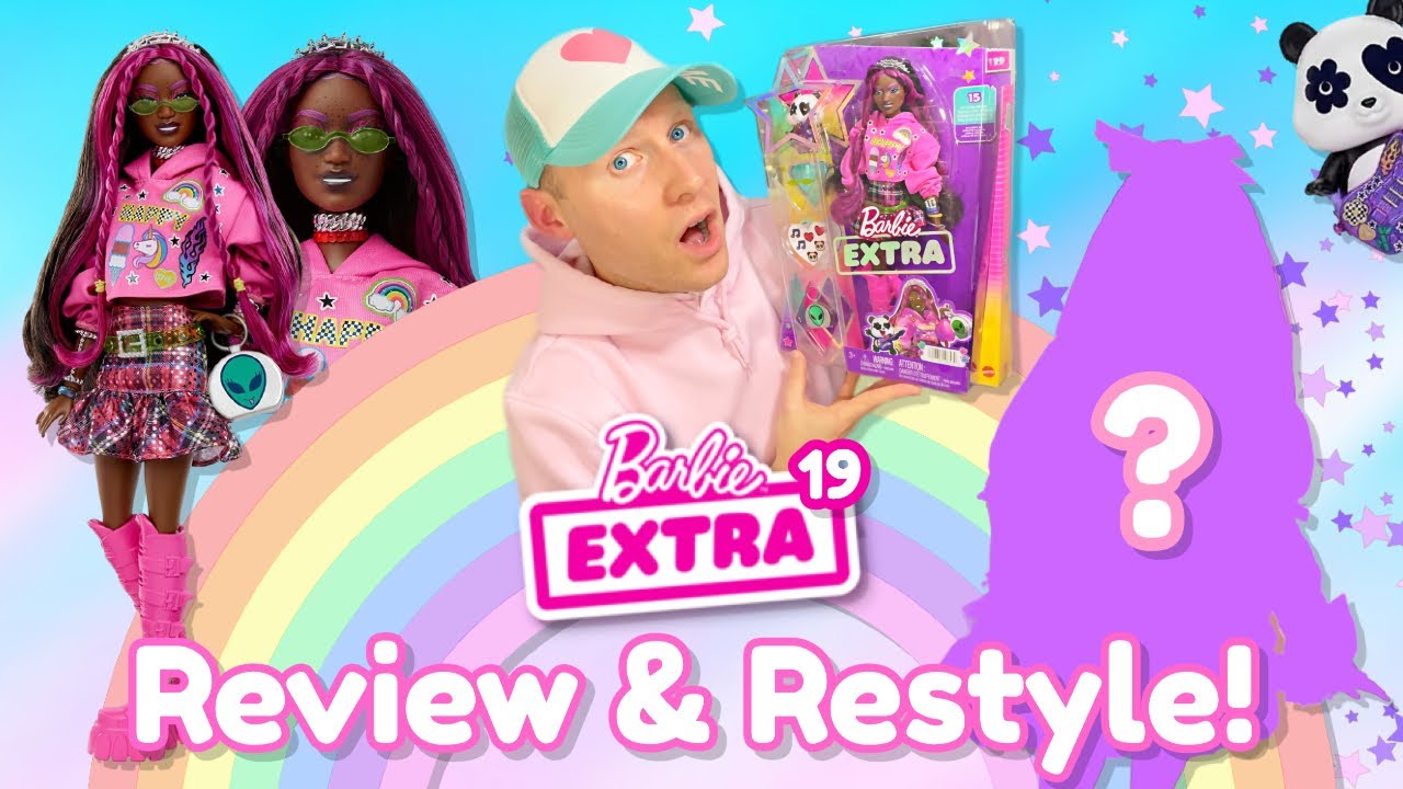 Barbie EXTRA no.19 🐼🖤 Review, Restyle & Lookbook! - YouTube