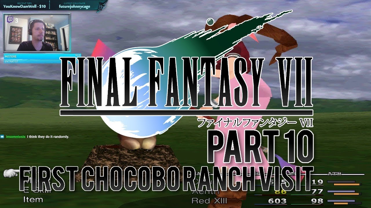 Final Fantasy VII (Custom HD Remaster) Part 10 - First Chocobo Ranch ...