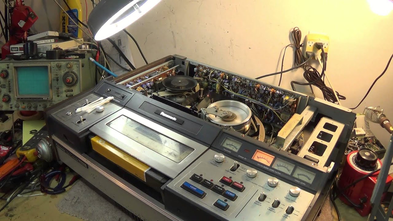 Panasonic NV-9200 U Matic VTR overhaul - YouTube