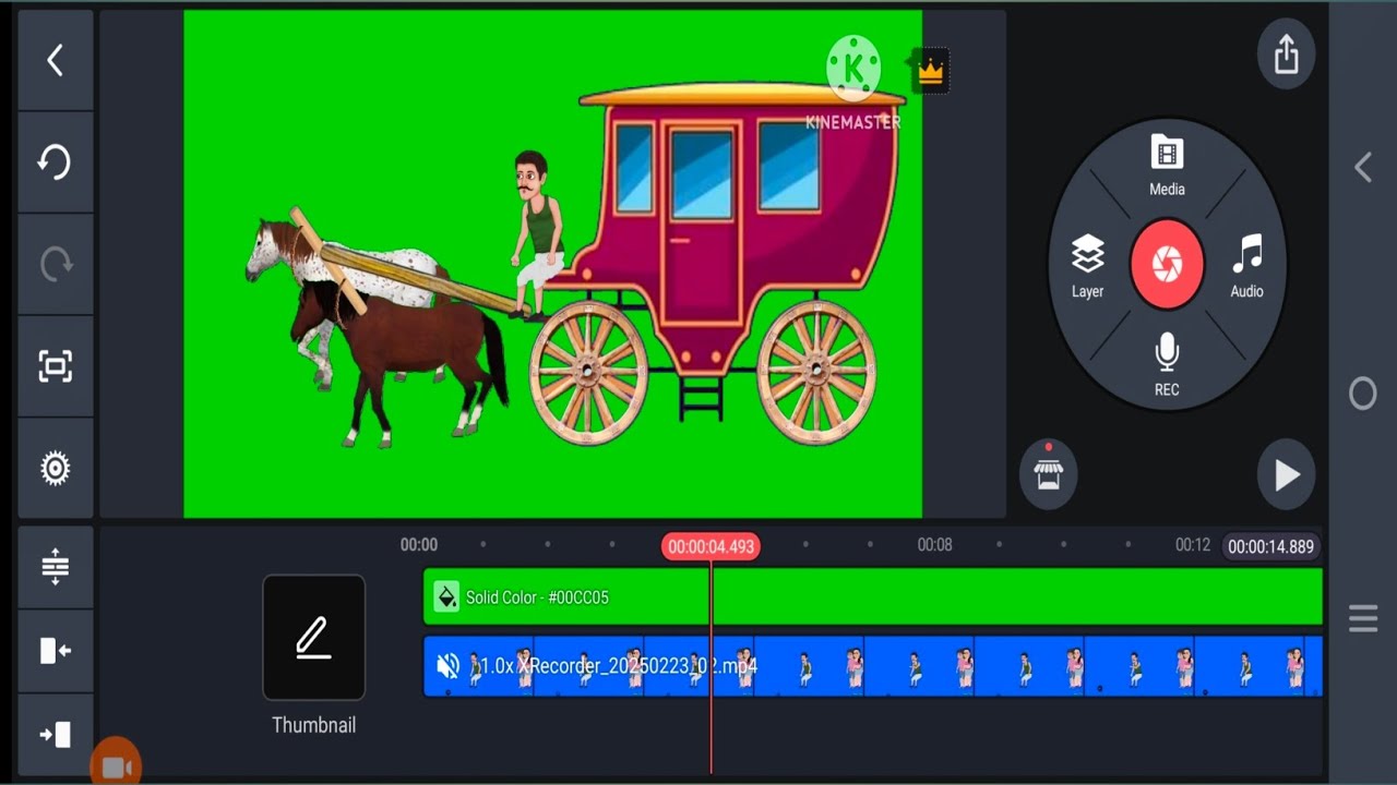 Cartoon Animation ! Ghoda Gadi Animation ! Green Screen ! Copyright ...