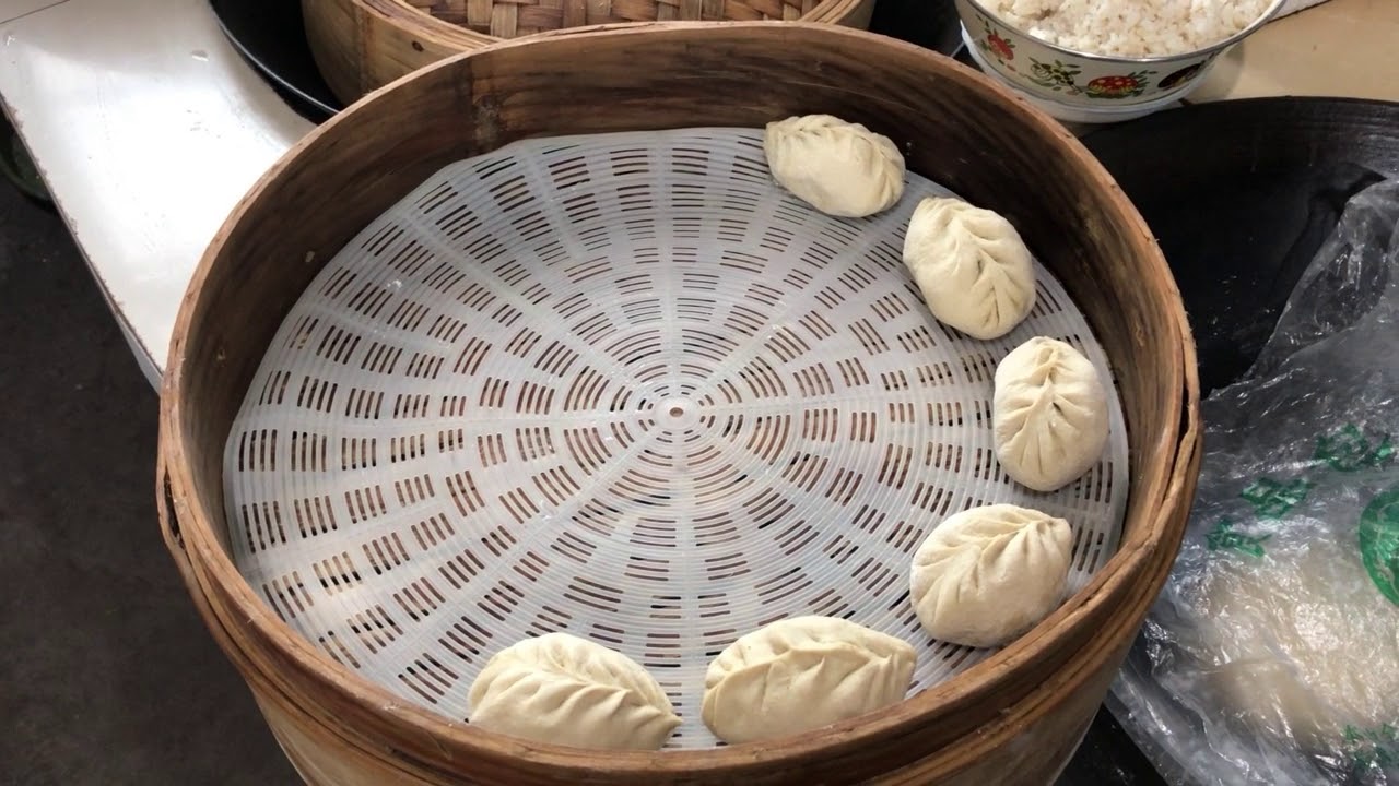 22.Melhor baozi (Pão recheado chinês)do mundo para mim! (妈妈做的美味包子 ...