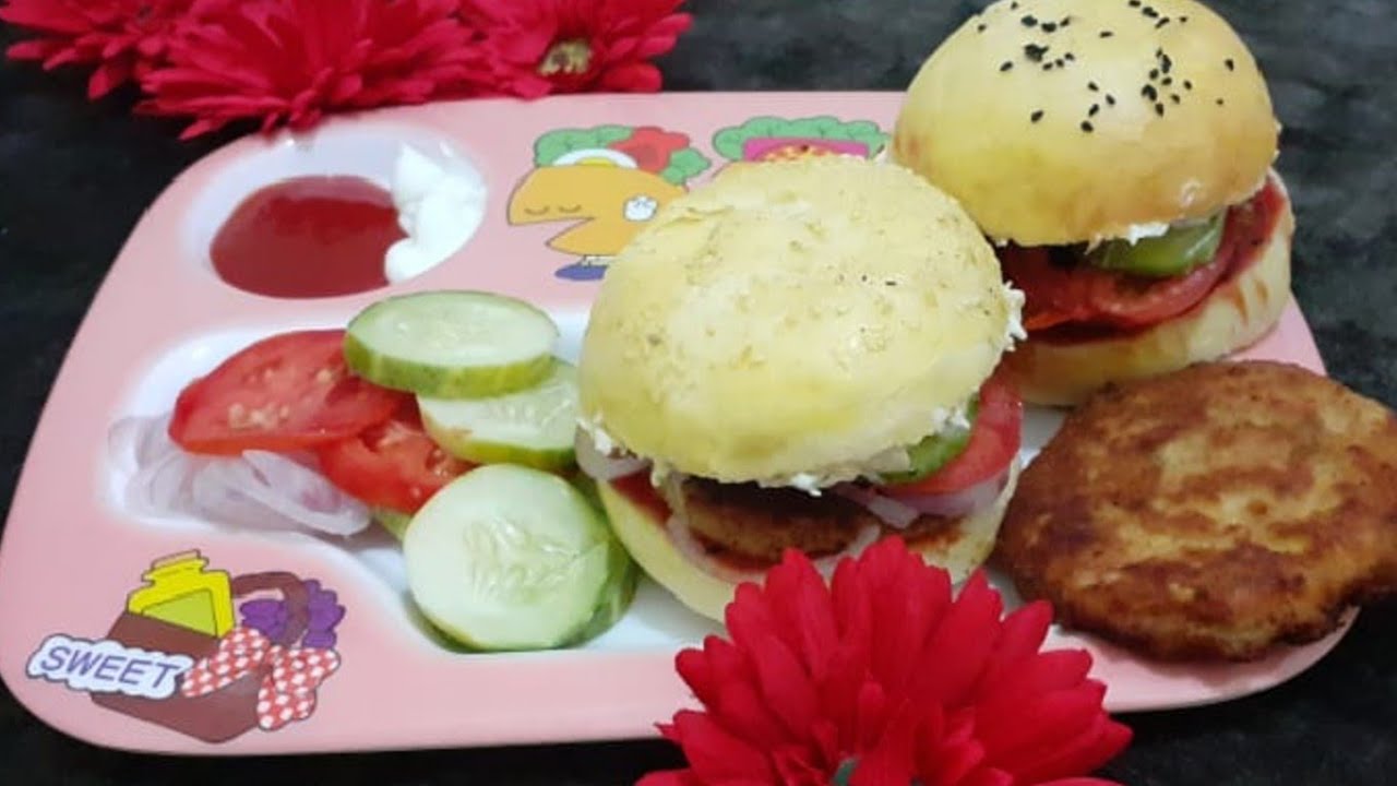 Crispy chicken patty burger || KFC style burger || patty burger by JS ...