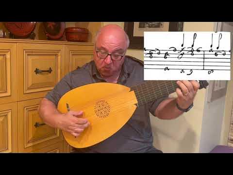 Saltarello in C minor by Michelangelo Galilei for Renaissance Lute ...