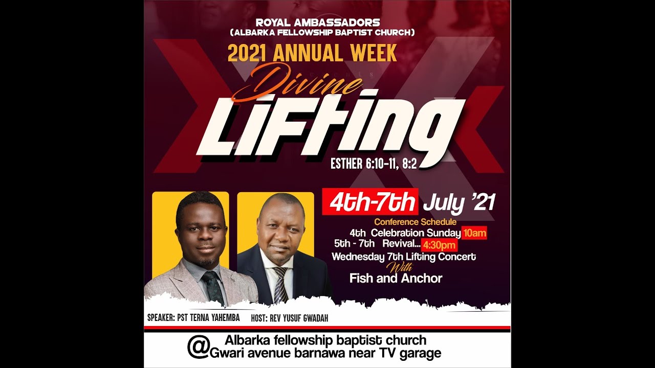 DIVINE LIFTING // ALBARKA BAPTIST CHURCH // DAVID JOSEPH // 7TH JULY ...