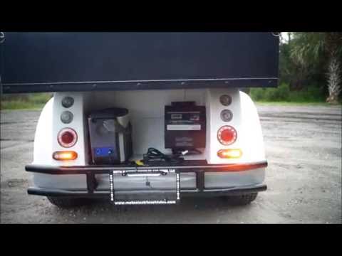 2 Passenger Security Electric Cart - YouTube