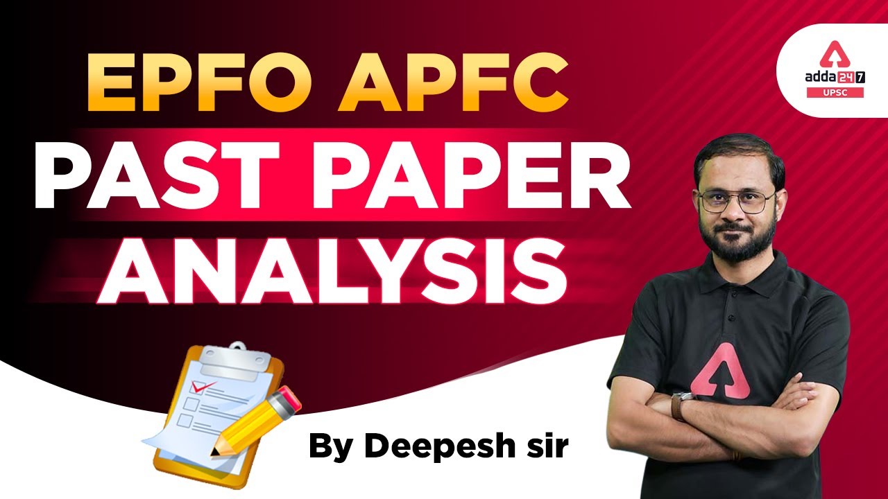 EPFO APFC | Past Paper Analysis - YouTube