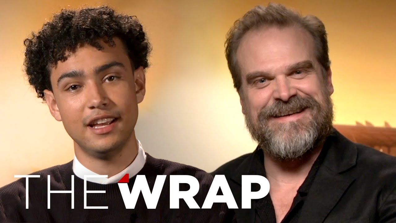 David Harbour & Archie Madekwe: Gran Turismo Movie Interview - YouTube