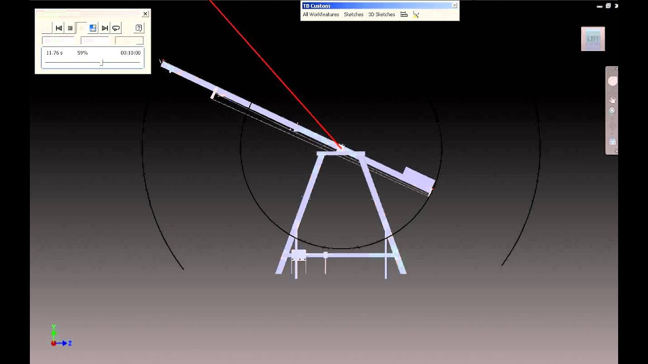 Trebuchet - Computer Motion Analysis - 120411 - YouTube