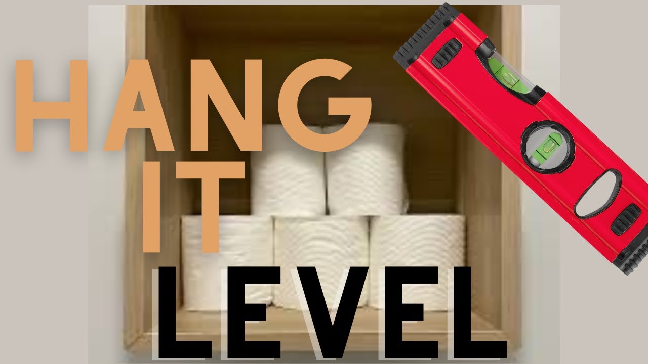 How to Hang a shelf level - YouTube