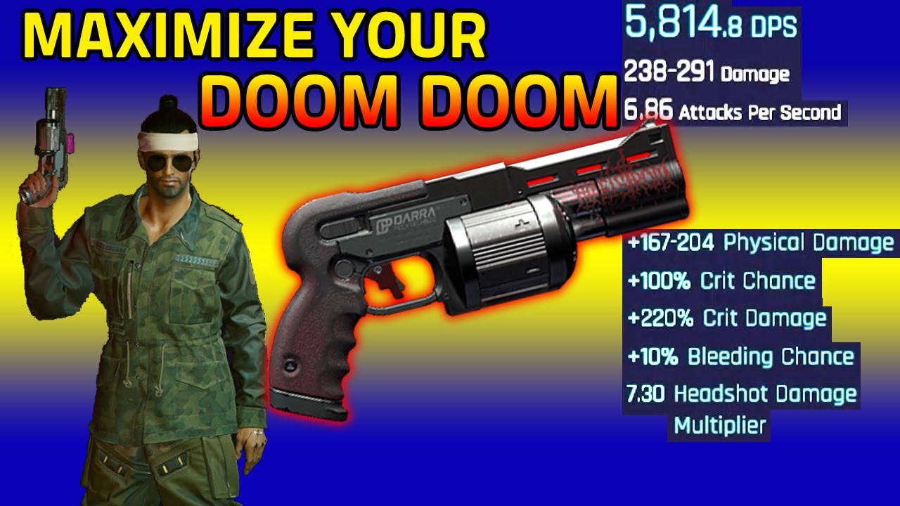 Doom Doom, The Ultimate Revolver of Destruction 【Cyberpunk 2077】 - YouTube