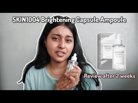 SKIN1004 Madagascar Centella Tone Brightening Capsule Ampoule Review after 2 weeks #unsponsored