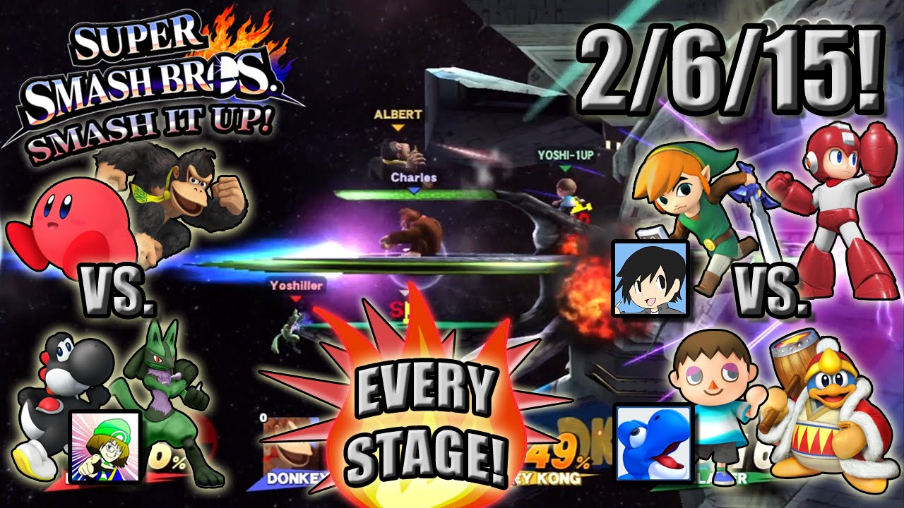 Super Smash Bros. - Smash It Up! (Wii U) - 2/6/15! Every Stage Smash ...