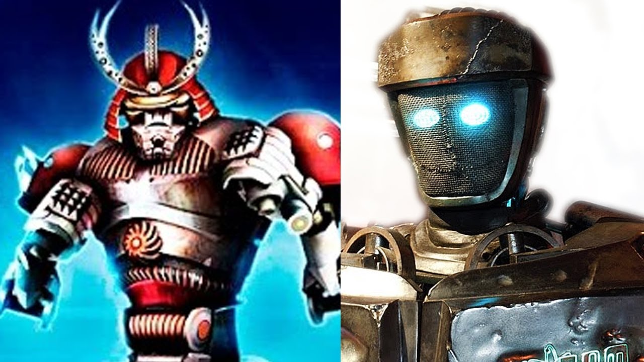 REAL STEEL WRB Shogun VS Noisy Boy & Albino & Gridlock & Fat Boy ...