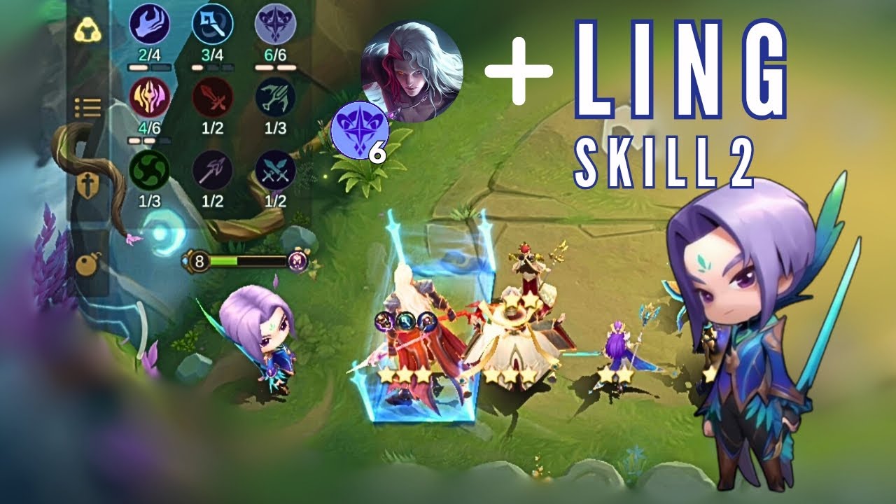 LING Skill 2, Arlot Titan + 6 astro #mobilelegends #magicchess #like # ...