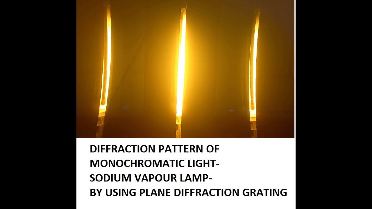 DIFFRACTION PATTERN OF MONOCHROMATIC LIGHT-SODIUM VAPOUR LAMP-BY USING ...