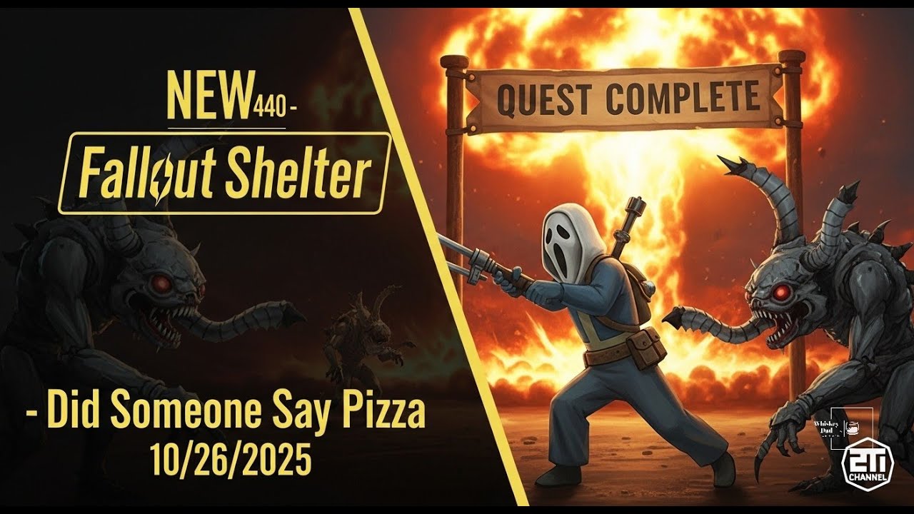 NEW Vault 440 - Fallout Shelter - Did Someone Say Pizza - 10/26/2025 ...