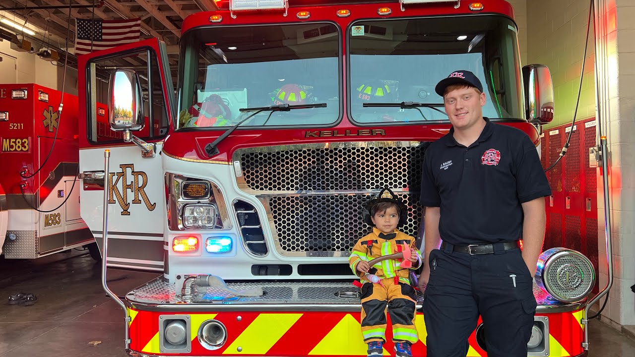 Firefighter Visit #firefighter #fireworks #bombeiros - YouTube