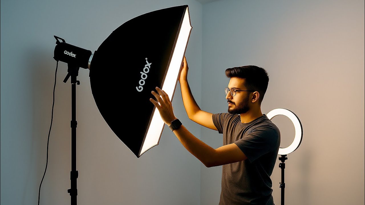 YouTube Studio Light Setup | Best Lighting for YouTube Videos 2025 ...
