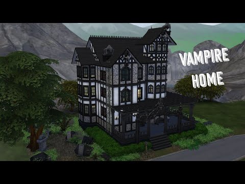 VAMPIRE HOME | The Sims 4 | Speed Build | Collaboration with QueenC ...