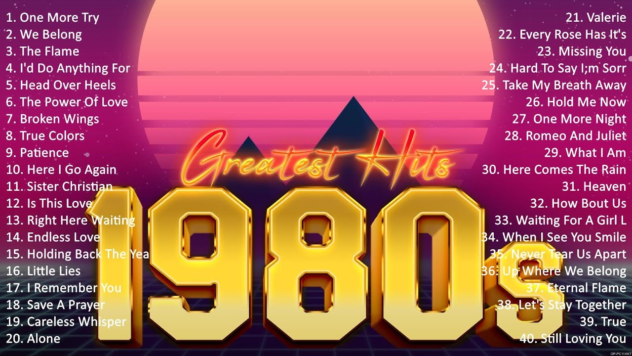 Best Songs Of 80's ~ The Greatest Hits Of All Time ~ 80's Music ...