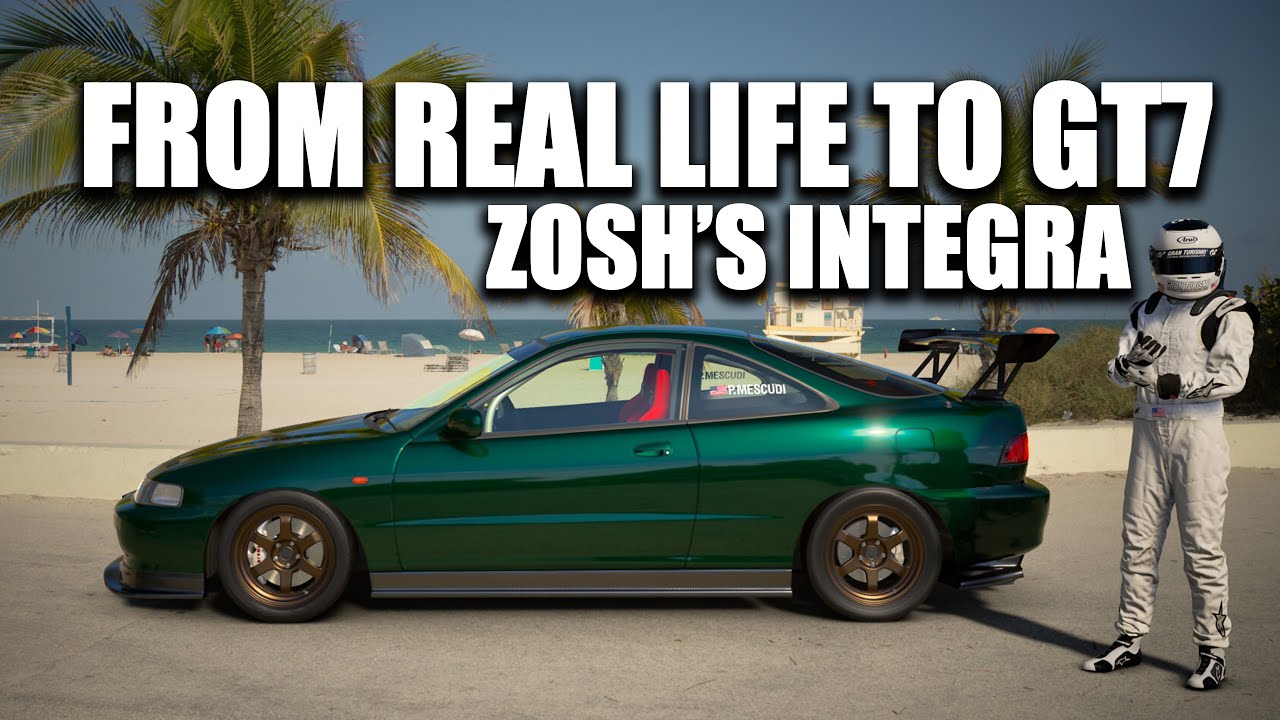 BUILDING MY ACTUAL INTEGRA IN GRAN TURISMO 7 - Zosh's DC2 Integra - YouTube