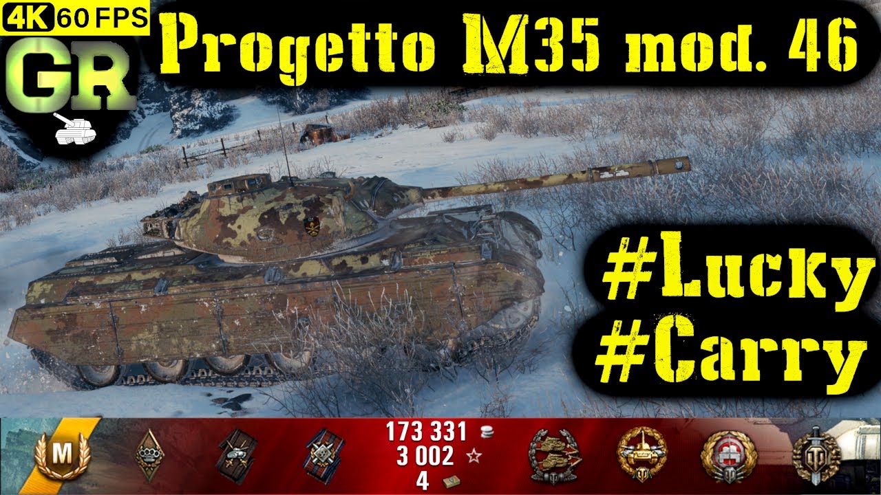 World of Tanks Progetto M35 mod 46 Replay - 6 Kills 6.4K DMG(Patch 1.4. ...