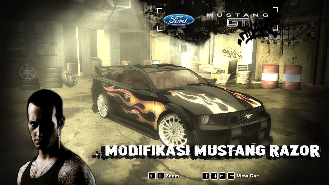 MODIF MOBIL MUSTANG GT SEPERTI MILIK RAZOR NFS MOSTWANTED - YouTube