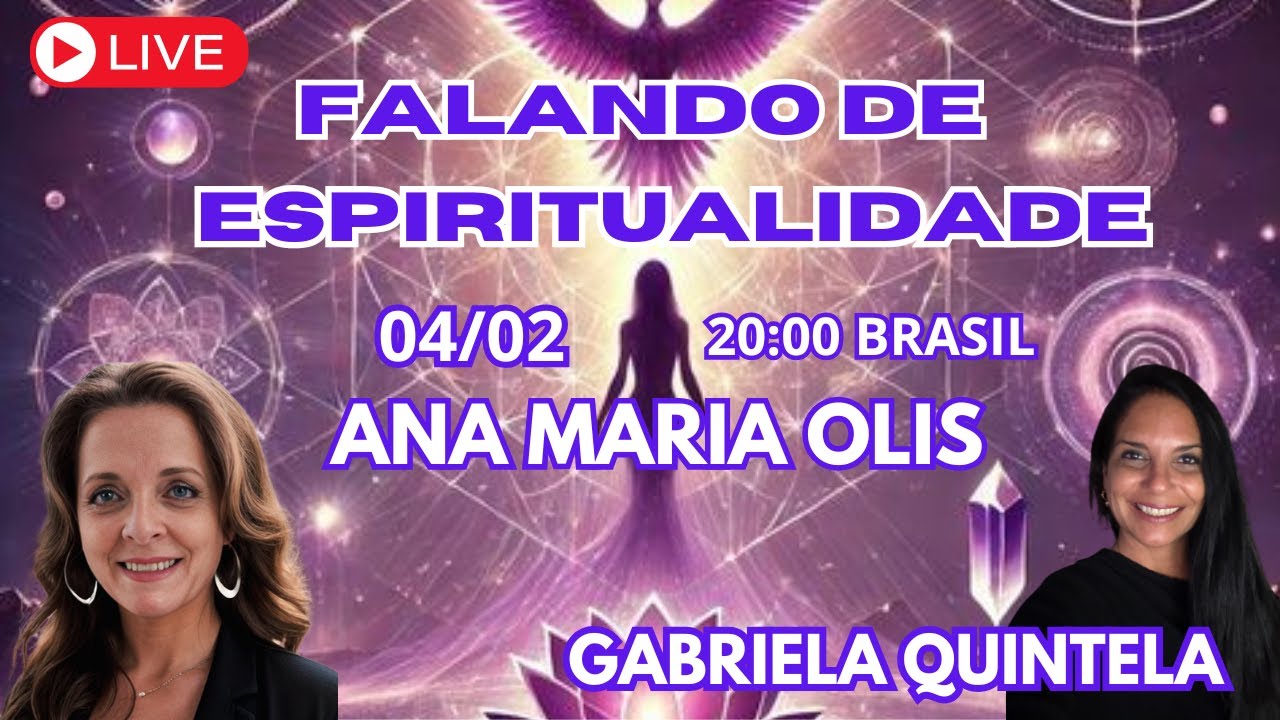 FALANDO DE ESPIRITUALIDADE ANA MARIA OLIS E GABRIELA QUINTELA - YouTube