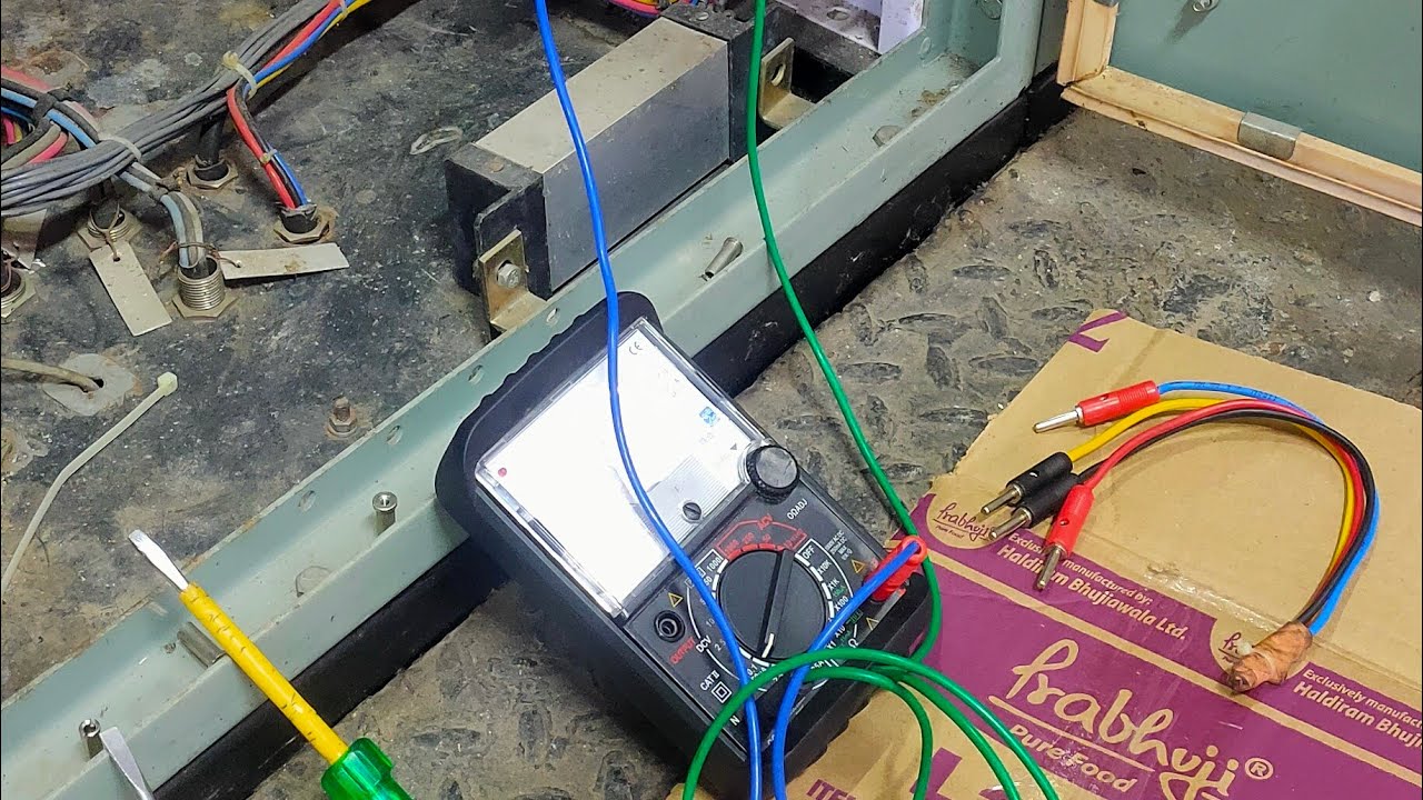 Testing of Current Transformer in English # During Maintenance - YouTube