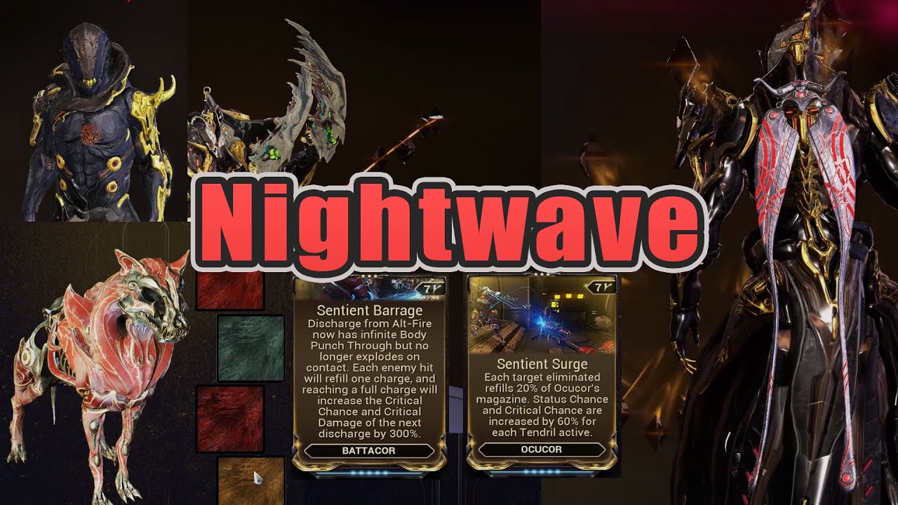 New Nightwave, New rewards! | Warframe - YouTube