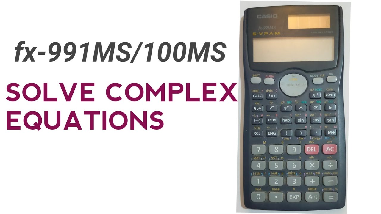Solve Complex Equations Using Fx 991MS Aptitude Boss YouTube