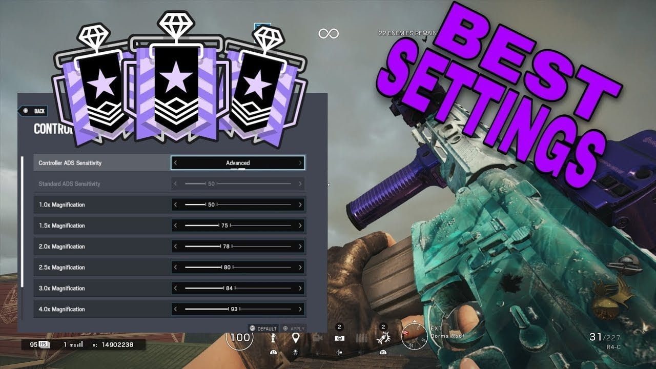 The *BEST controller settings and sensitivity- Rainbow Six Siege ...