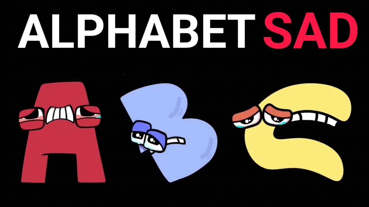 Alphabet lore But these are Sad Letters (Z-A...) - YouTube