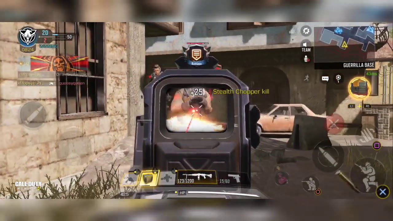 Nuke with the RPD on controller. (*Call of Duty Mobile*) - YouTube