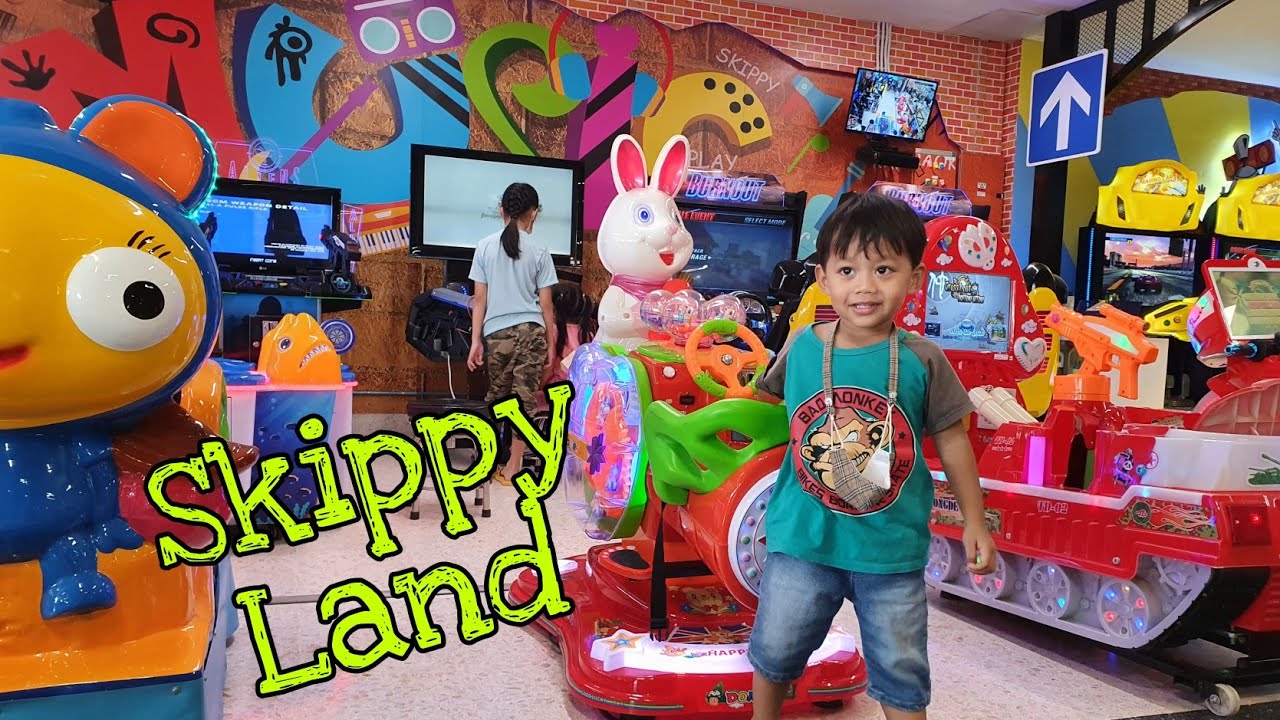น้องแต๊งค์กิ้ว | ไปเล่นเครื่องเล่น ของเล่น สวนสนุก ที่ Skippy Land ...