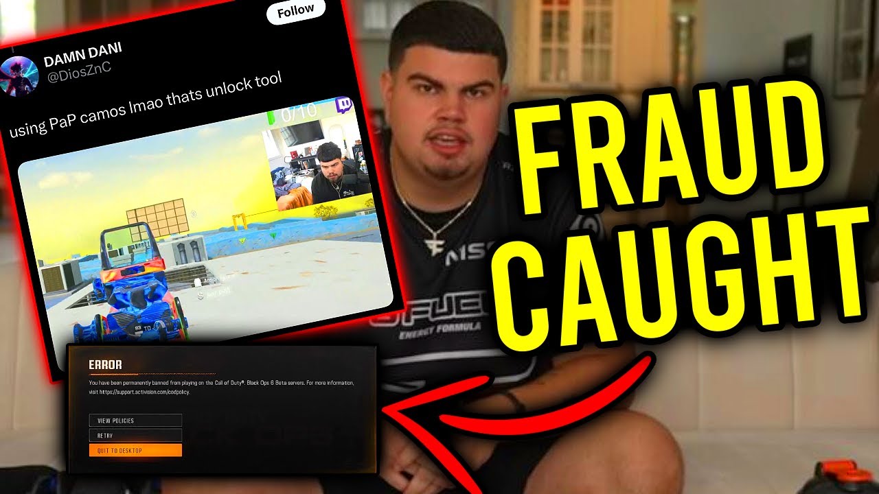 Call of Duty STREAMER gets BANNED LIVE (EXPOSED IN 4K) - YouTube
