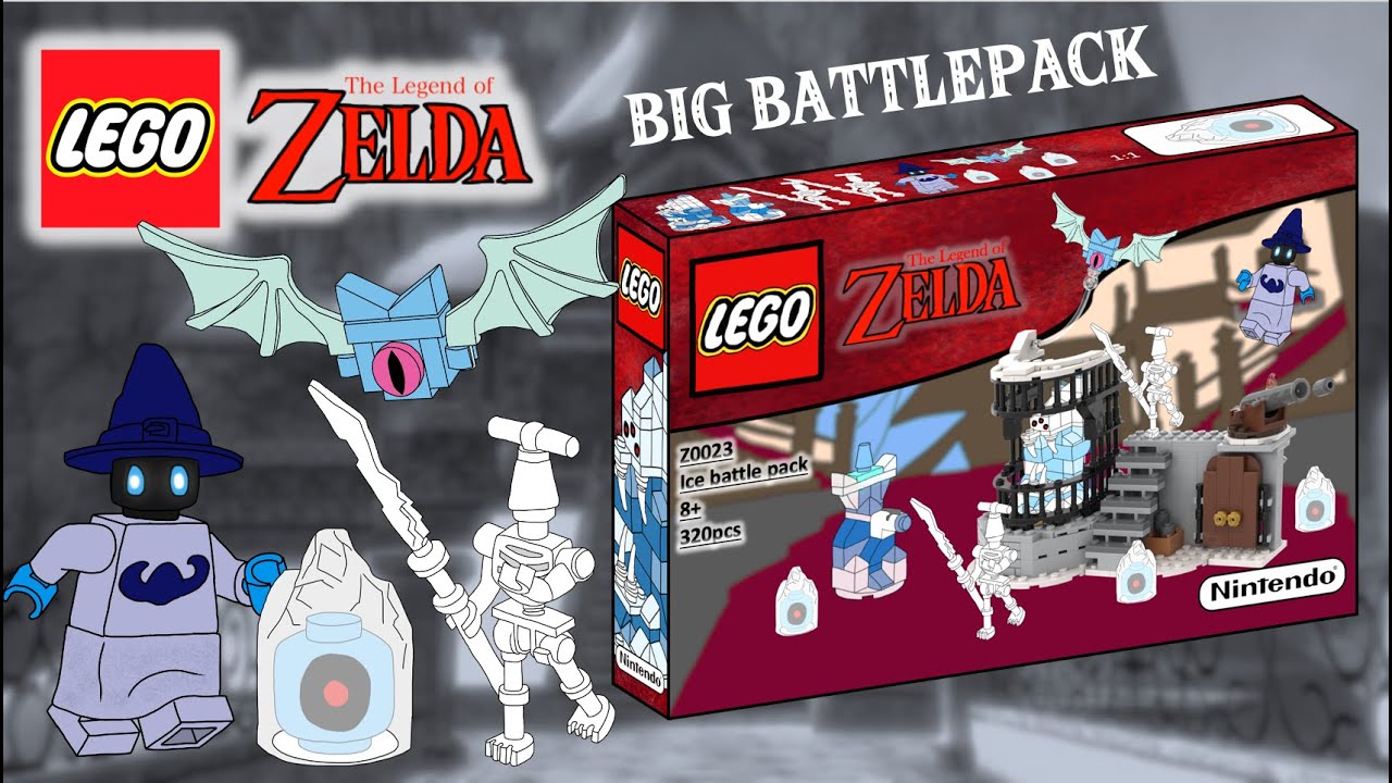 Fixing more LEGO ZELDA builds: Ice enemy battle pack remastered! - YouTube