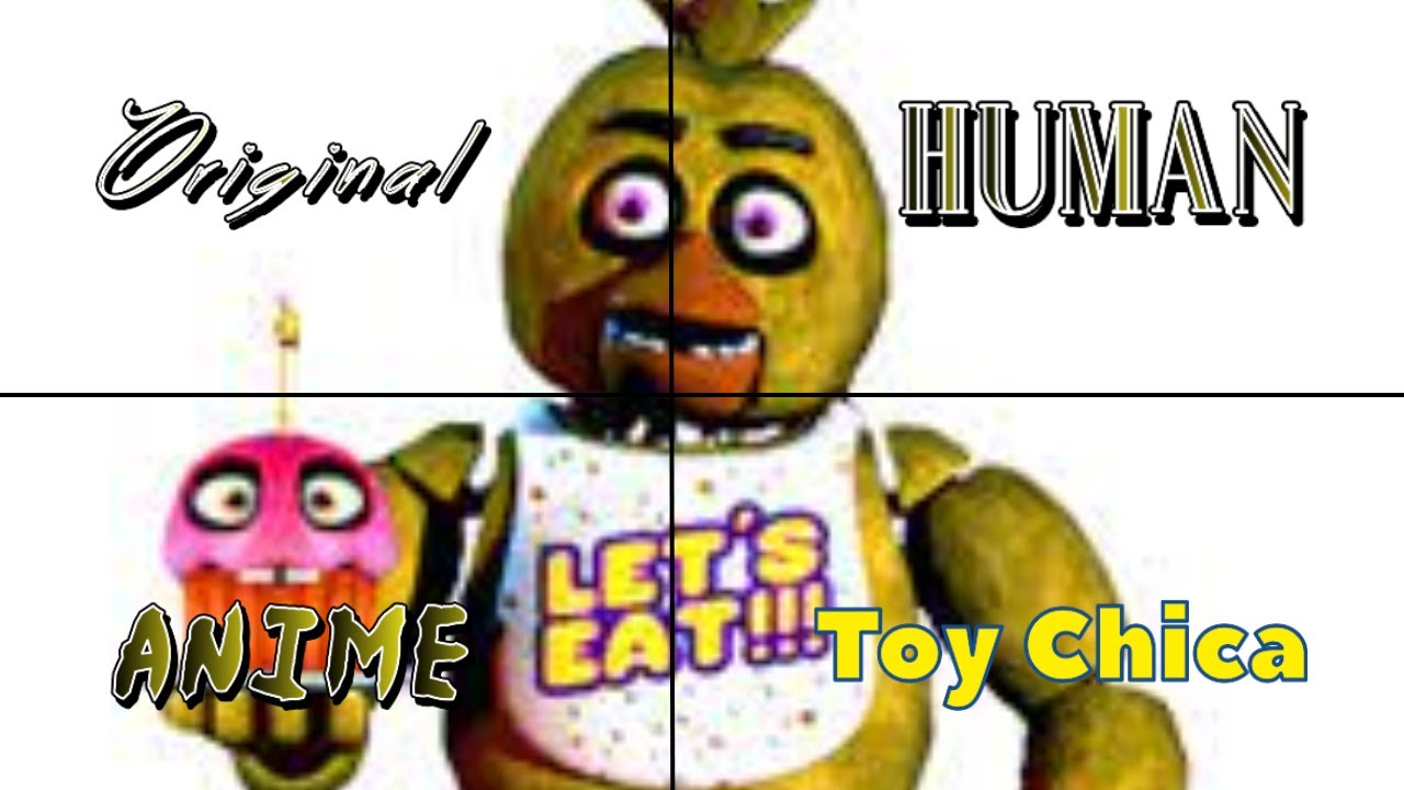 Drawing Chica FNAF in 4 Different Styles! - YouTube