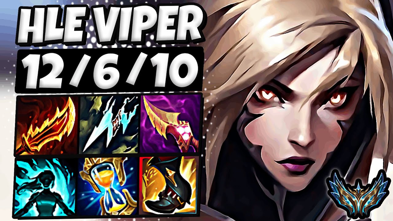 Kaisa vs Aphelios ADC [ HLE Viper ] Rank #10 Korea Challenger 25.11 ...