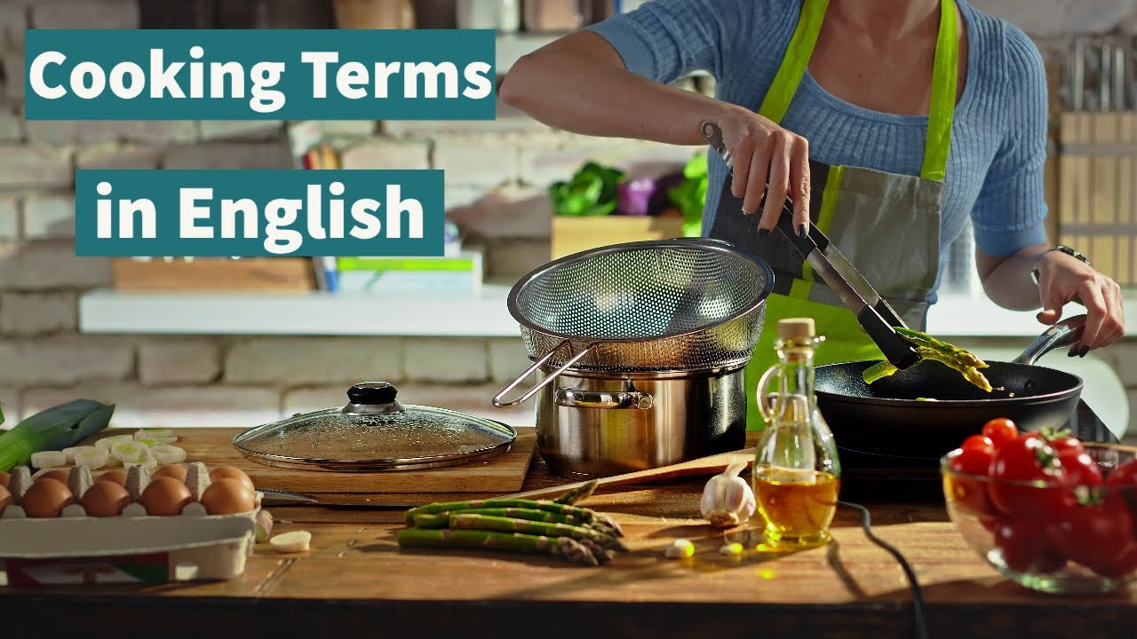 English Words: Cooking Terms in English - YouTube