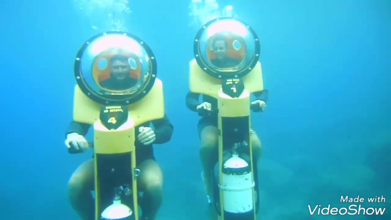 Scooters @ Undersea Adventures, Protaras, Cyprus - YouTube