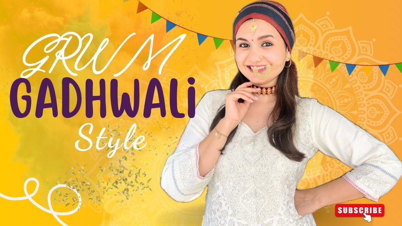 Gadhwali Look | GRWM | Uttarakhand traditional look - YouTube
