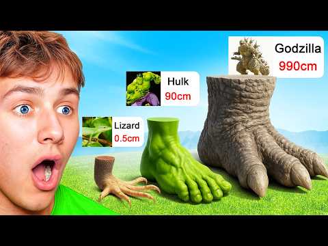 Reacting to Foot Size Comparisons