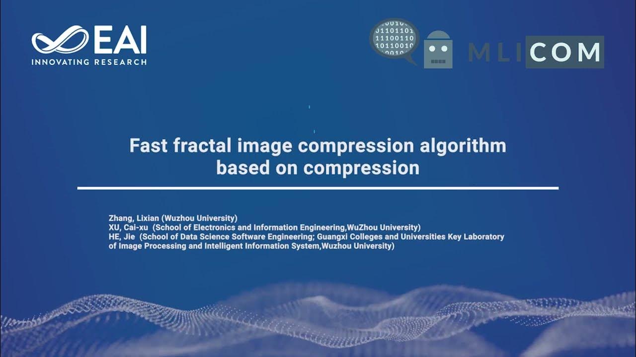 Fast fractal image compression algorithm based on compression perception - YouTube