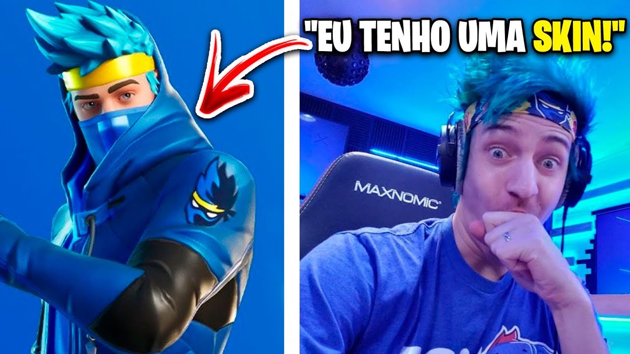 7 Streamers que tem sua PRÓPRIA SKIN no Fortnite! - YouTube