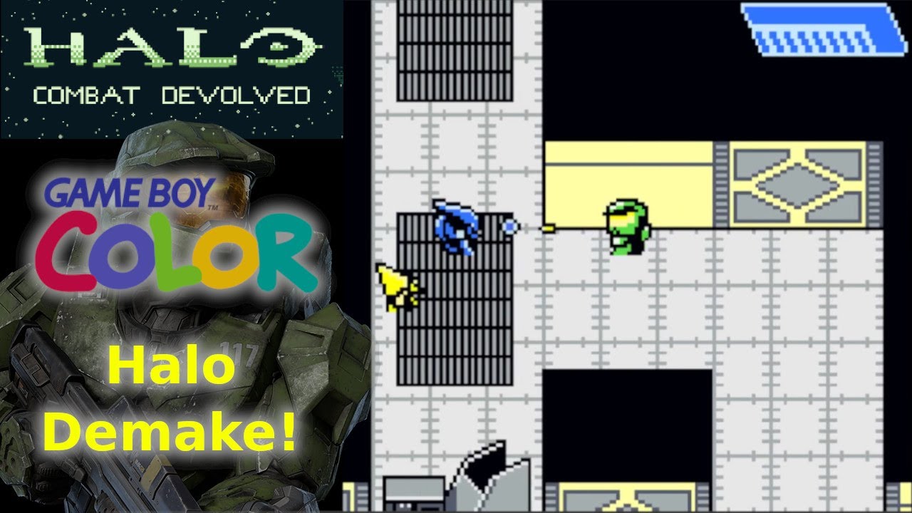 Halo Combat Devolved. GameBoy Color Demake. Halo GBC. - YouTube