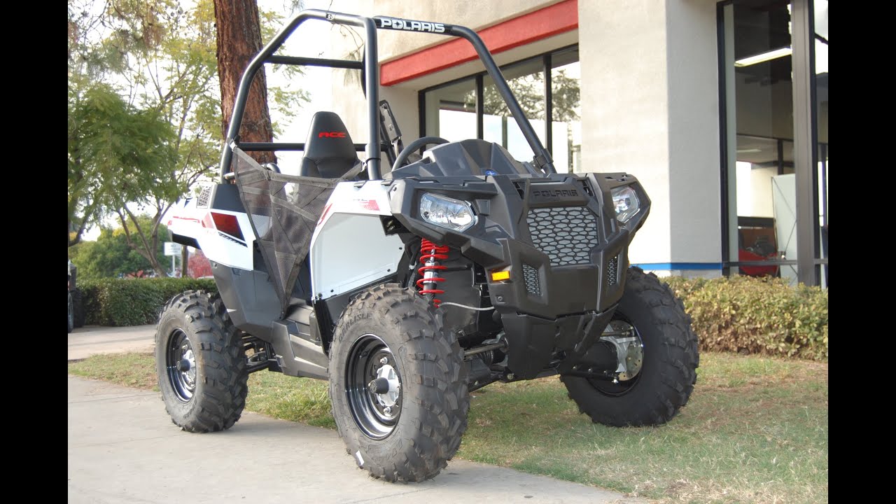 2015 Polaris Ace 325 White Lightning - YouTube