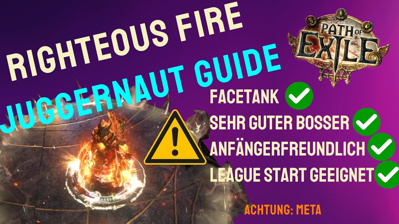 [POE 3.21] Righteous Fire | Teil 1 - so wird es was feines..... - YouTube