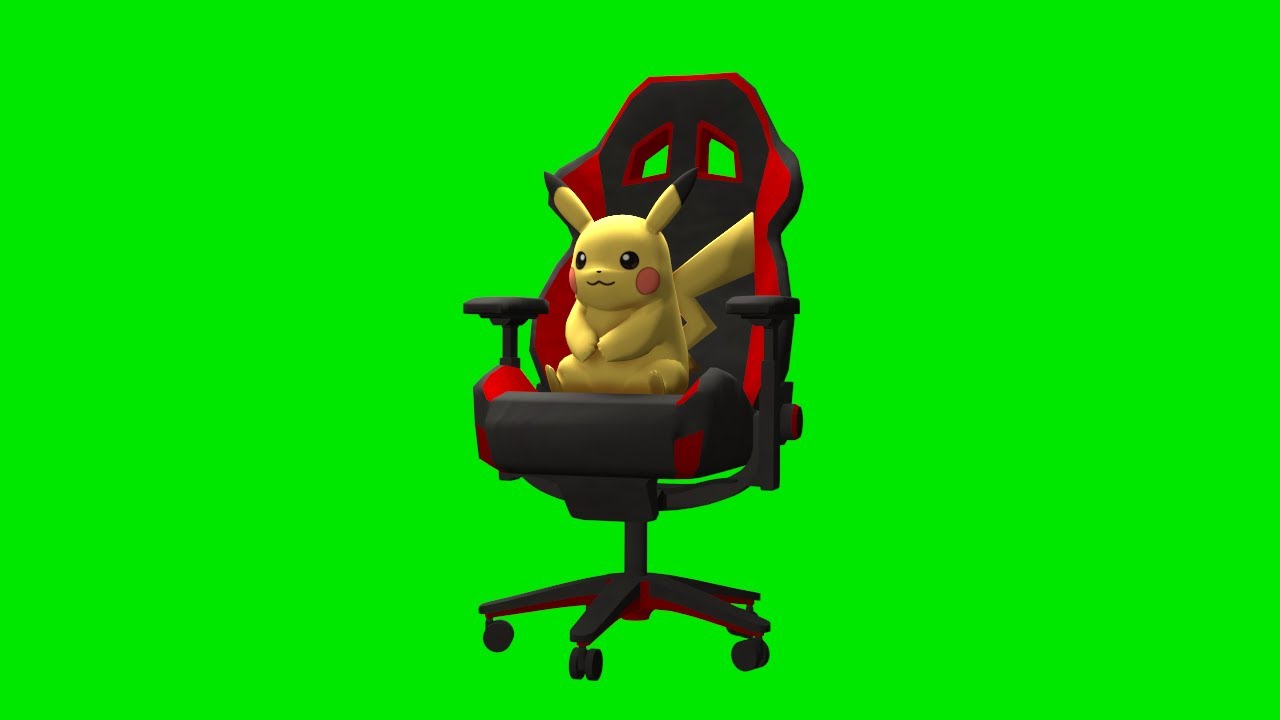 spinning chair pikachu (new gen dxracer gamer chair version) #shorts ...
