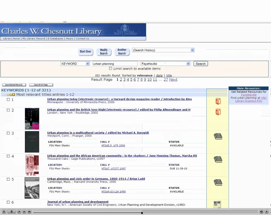 Charles Chesnutt Library Website Video Tutorial - YouTube